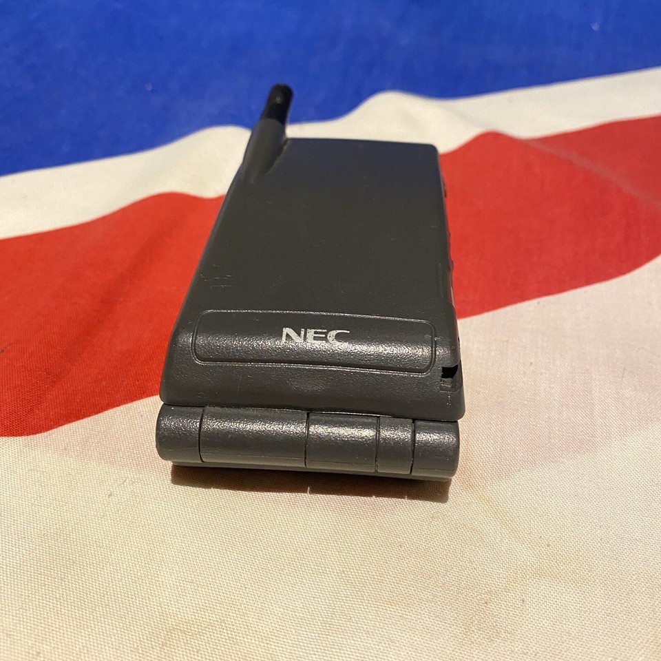 Vintage Nec Flip Phone Fold Phone! First Model, Store Demo Unit Very ...