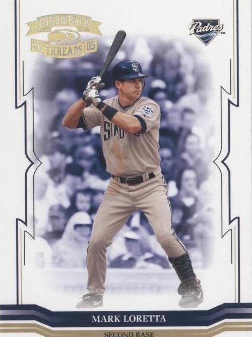 2005 Donruss Throwback Threads - Mark Loretta #245 Gold Century Proof ...