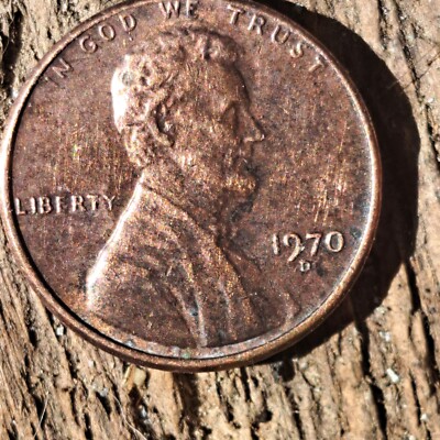 1970 D Red Lincoln Penny | eBay