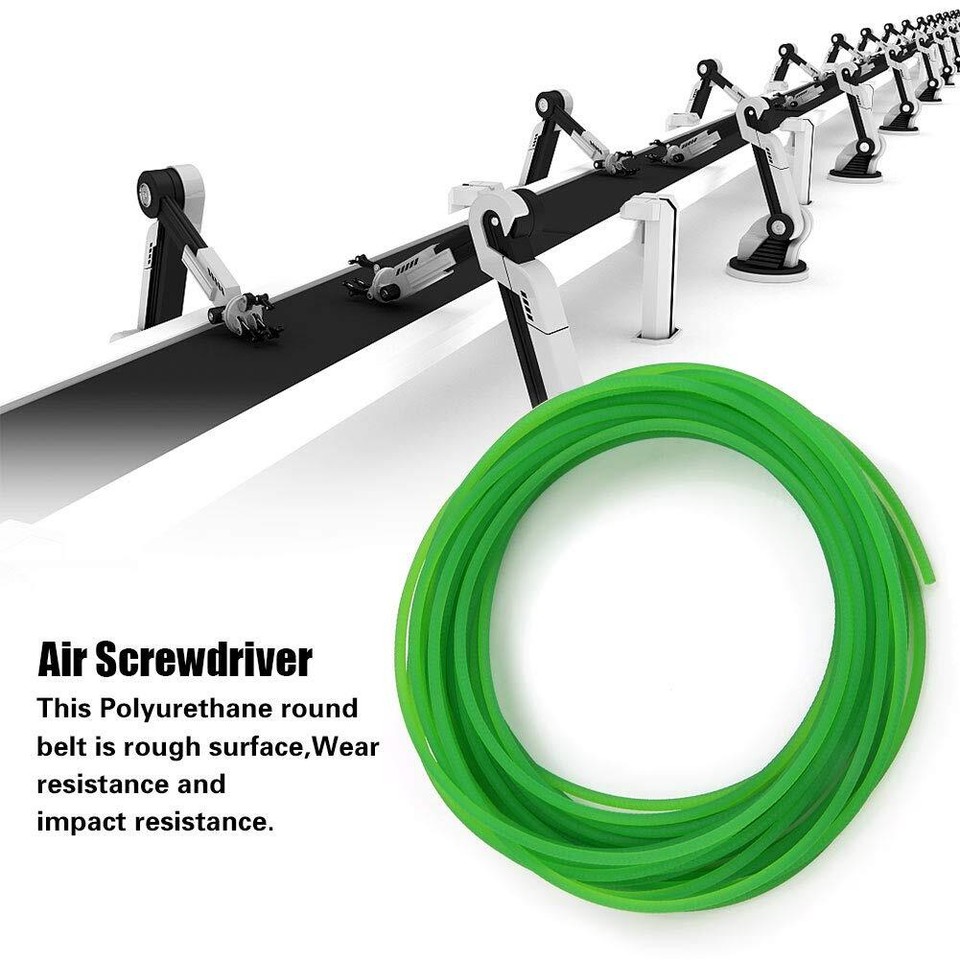 Green Polyurethane Conveyor Belts synchronous belt strip conveyor Round ...