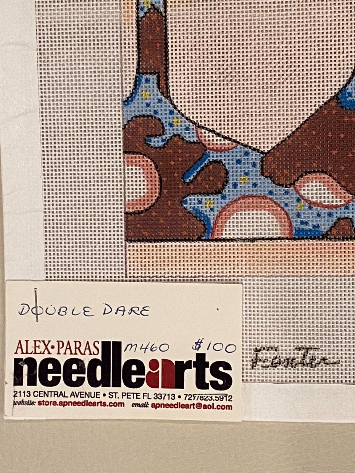 Maggie & Co Needlepoint Hand-Painted Canvas, Jerry Fenter, M-460 Double ...