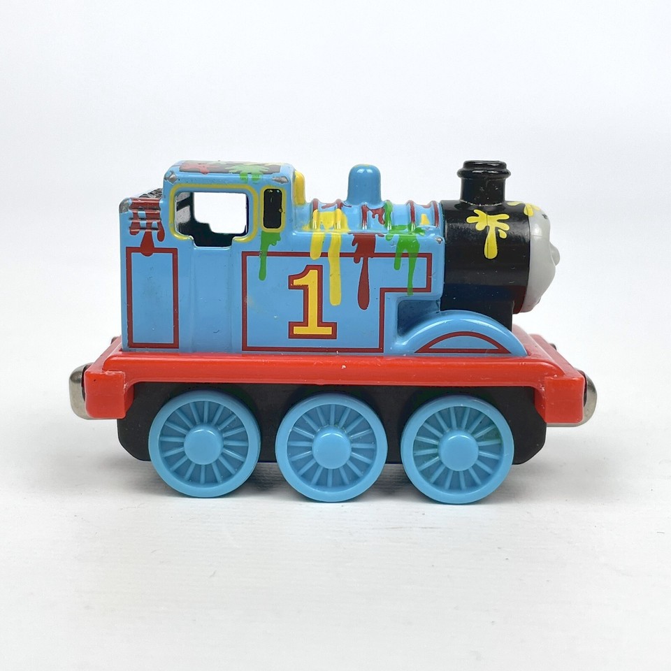 Thomas & Friends Surprised Thomas Paint Splatter 2002 Take Along ...