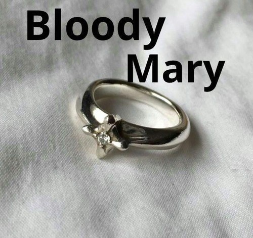Bloody Mary Diamond Pinky Ring SILVER #0601 | eBay