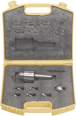 Precision Live Center MT2 Morse Taper 2, 6 Interchangeable Tips 8003 ...