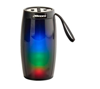2BOOM Shine LED Wireless Speaker Bluetooth - Black | eBay
