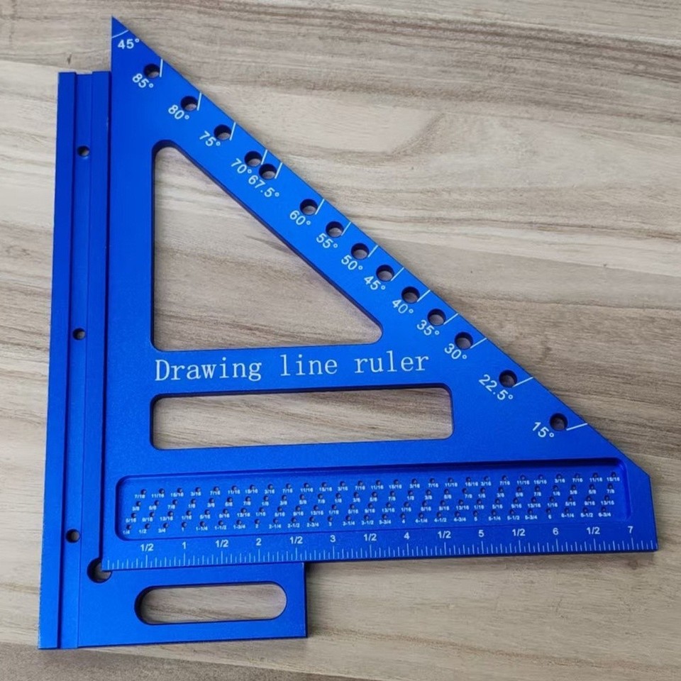 For Workshop Use Carpenter Square Preset Angles 15°-85° Measures 0-90 ...