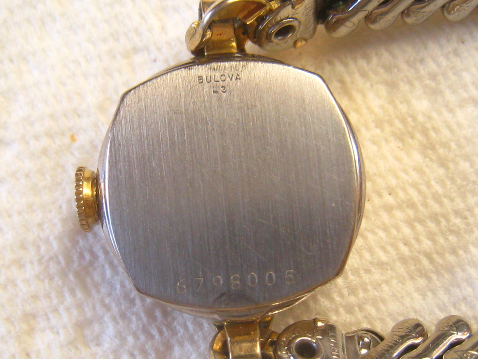Vintage BULOVA L3 LADIES WATCH Gold Tone Wristwatch | eBay