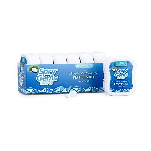 Spry Xylitol Gems Mints Natural Peppermint 40ct (6 Pack) for sale ...