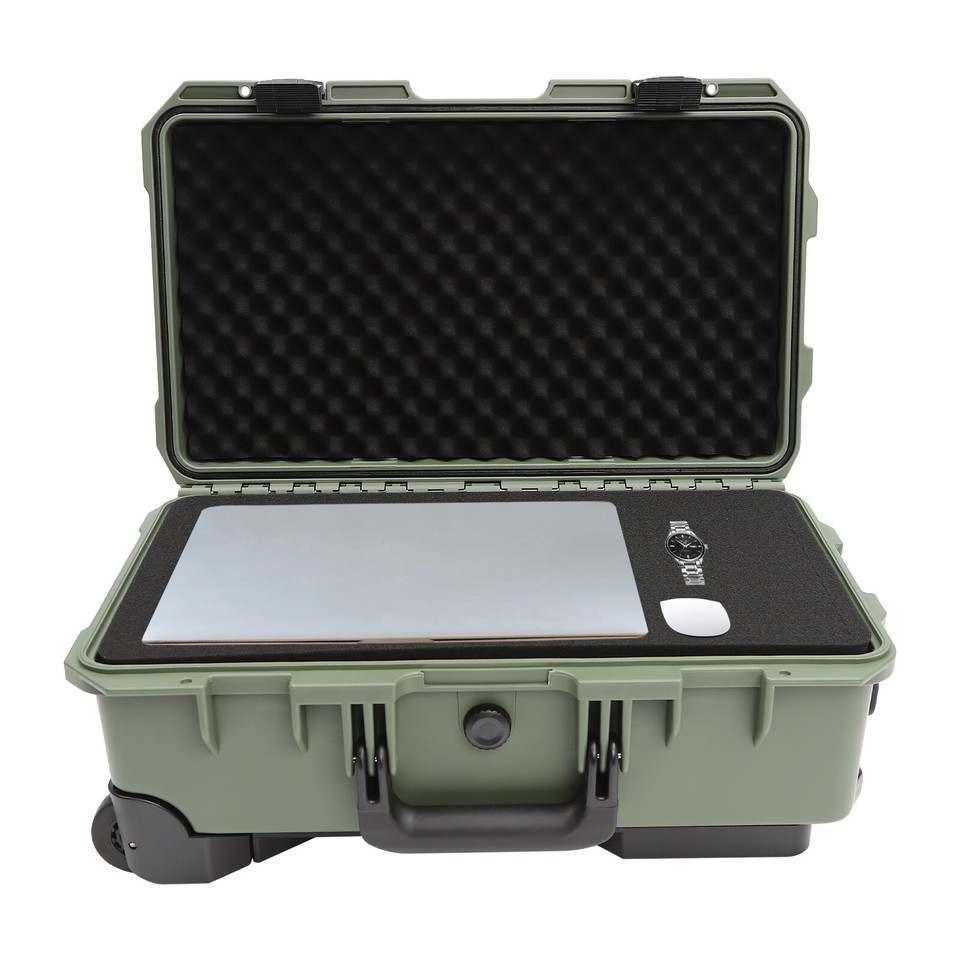 22" Camera Hard Case Protective Roller Waterproof Camera Carrying Case ...