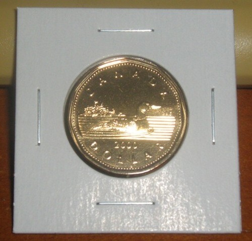 Canada 2000w Prooflike Loonie One $1 Dollar Loon Coin Winnipeg W Mint ...