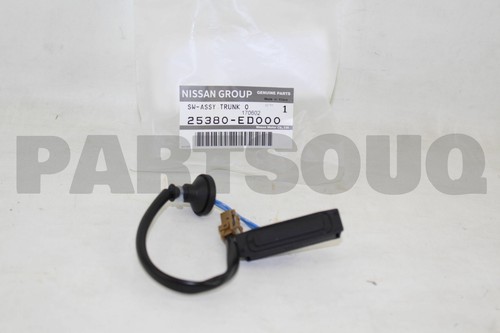 25380ED000 Genuine Nissan SWITCH ASSY-TRUNK OPENER 25380-ED000 | eBay
