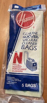 Hoover Style N, Portapower Canister Vacuum 5pk Paper Bags | eBay