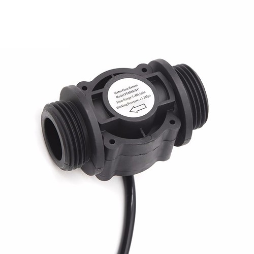 DN25 Water Flow Sensor Pulse Flow Meter FS400A Large Tube Liquid Hall ...