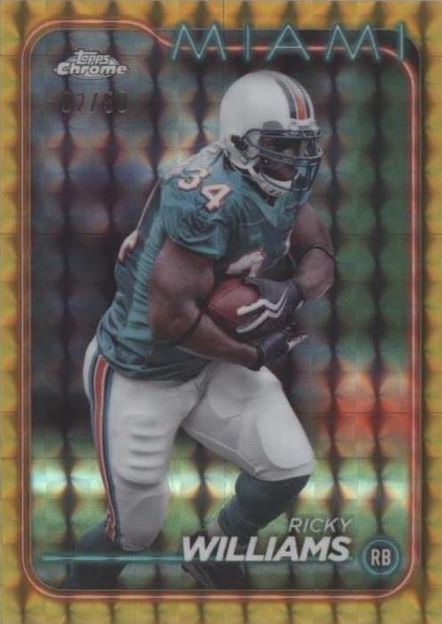 2024 Topps Chrome - Ricky Williams #110 Gold Geometric Refractor /50 ...