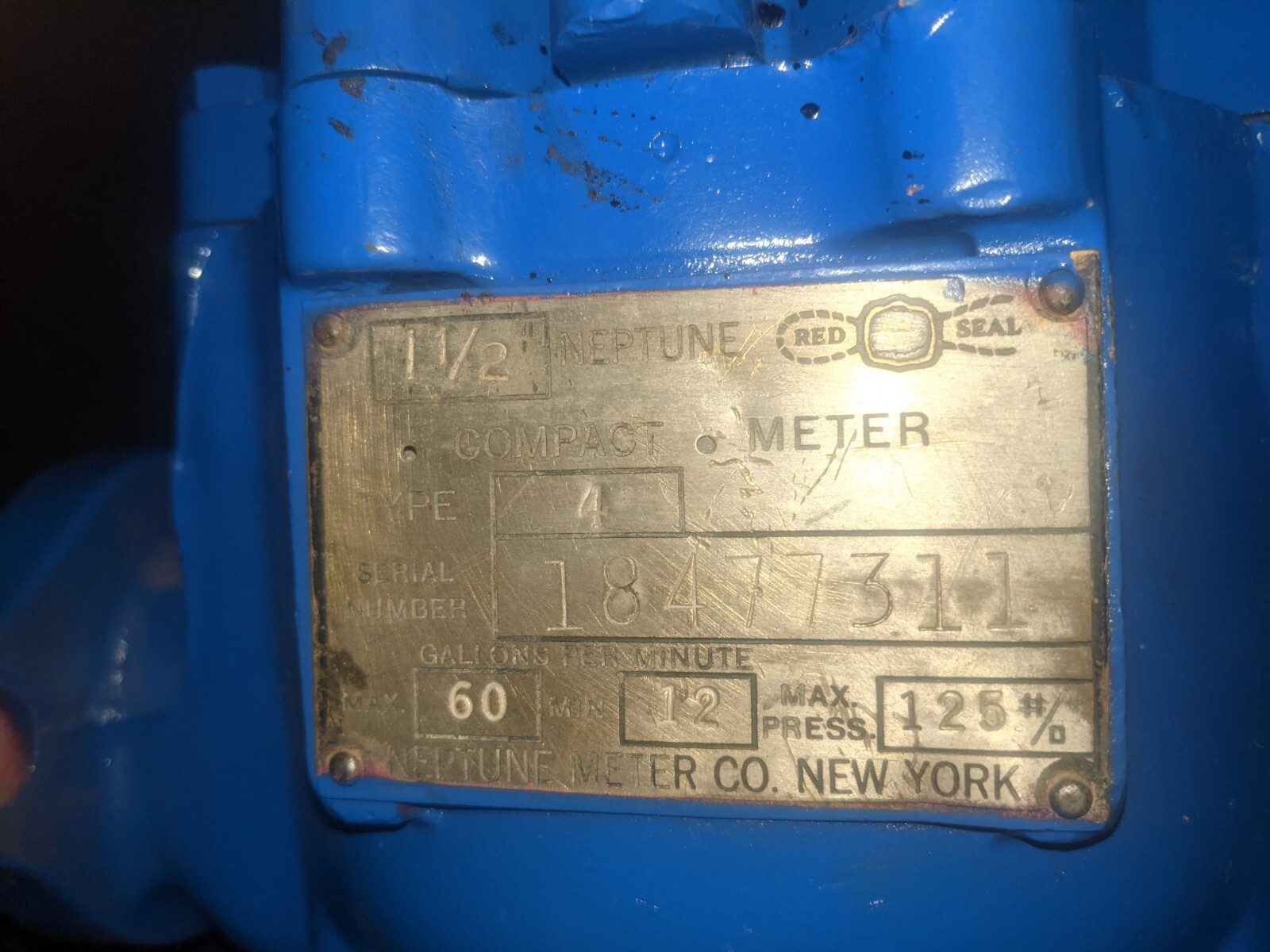 1 1/2 neptune type 4 meter professionally rebuilt with warranty | eBay