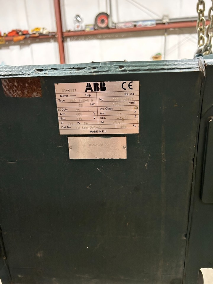 ABB 30kW (40HP) Type DMP 180-4 M, 1000RPM DCMotor FR158201-KC (#264) | eBay