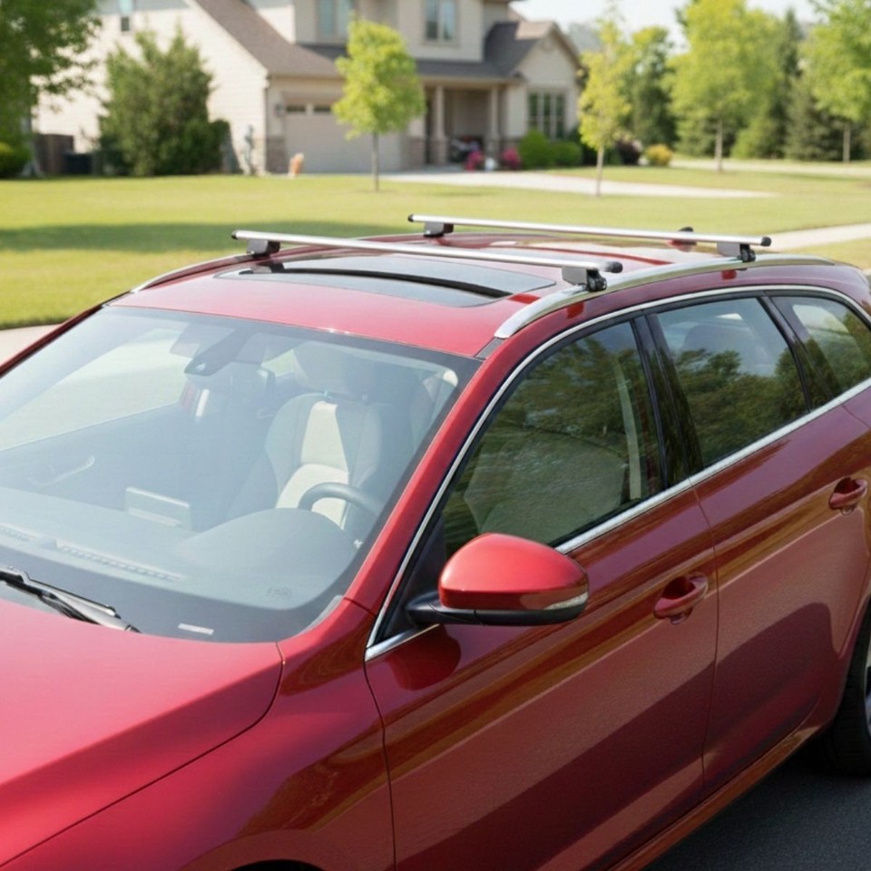 Roof Racks for Ford Puma ST-Line 2020-2025 Lockable Crossbars-2Pcs Gray ...