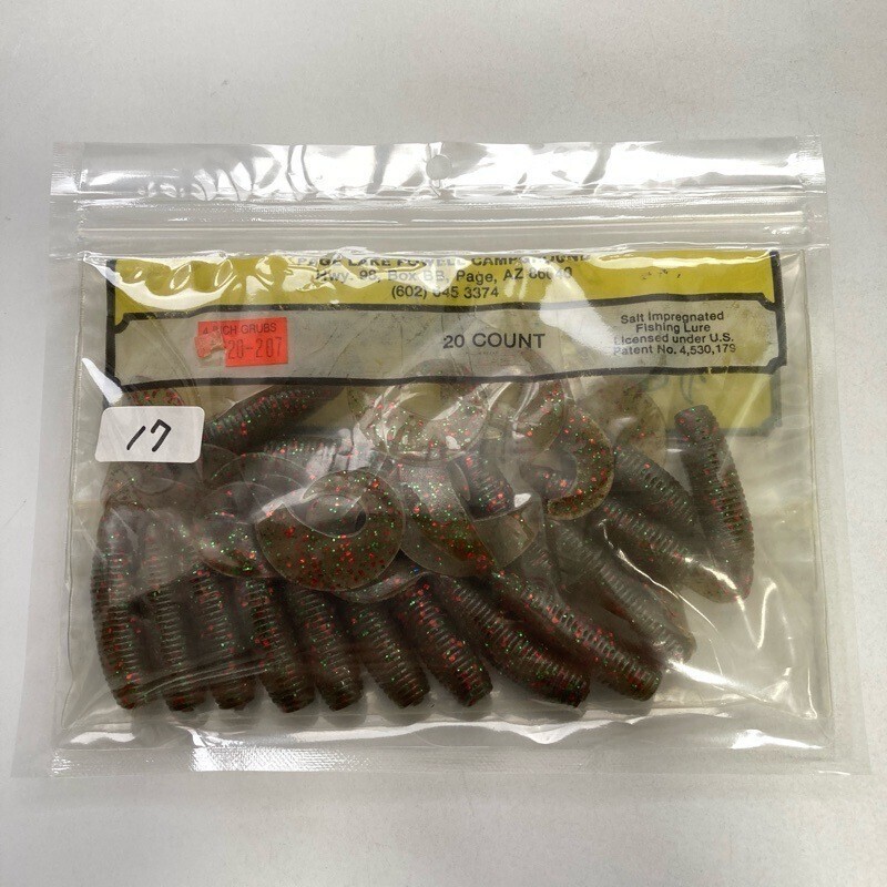 812085 Gary Yamamoto 4 inch Single Tail Grub 17pcs GARY YAMAMOTO SINGLE ...