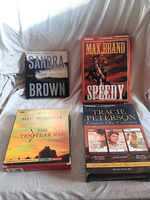 Lot of 4 Audio-book CD's: Includes Various Romance Authors | eBay