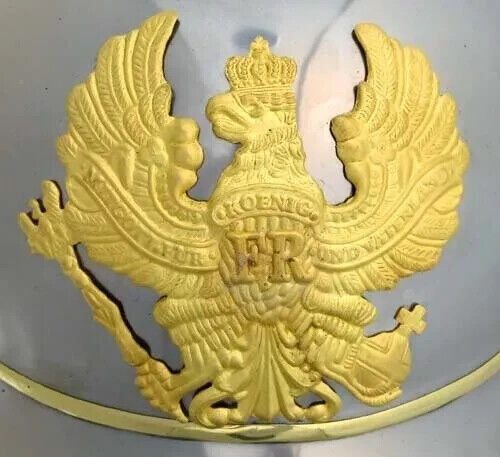 German Greek Prussian Metal Pickle Haube Helmet With Brass Eagle Batch ...