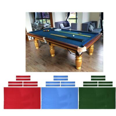 9ft Wool Pool Table Cloth 9ft Pool Table Felt Accessory | eBay UK