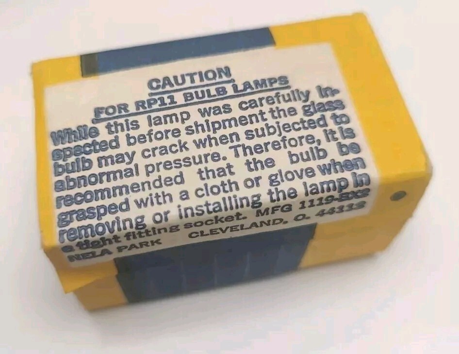 10-PACK General Electric GE LAMP 1195 Bulb 12 VOLT For RP11 Lamps New ...