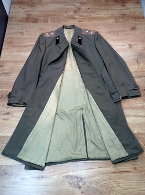 Vintage Military Officer Coat Cloak Soviet Russian Army USSR.Tank ...