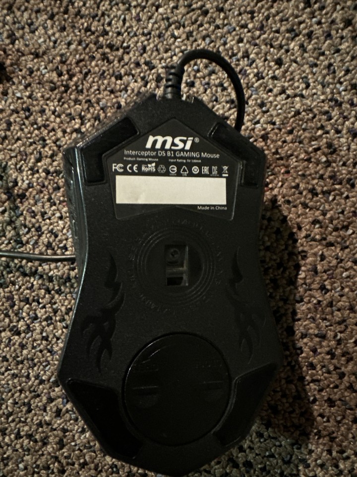 MSI Interceptor DS B1 Gaming Mouse 824142116340 | eBay