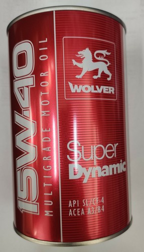 1 Engine Oil Wolver 15W40 Super Dynamic Petrol & Diesel Bee Sl Cf 4 ...