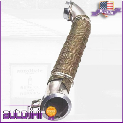 Diesel Heater Exhaust Wrap MBRP Turbo Down Pipe For 04.5-10 GM 6.6L ...
