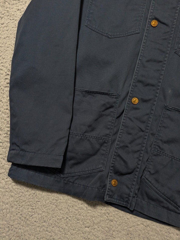 Levi's Chore Jacket Men's Small Navy Utility Engineers Full Zip Coat ...