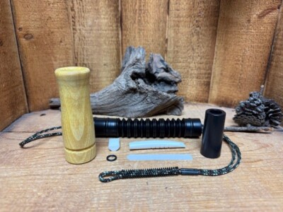 New Item!!! Deer Grunt Call Un-Finished Kit Osage Orange Barrel | eBay