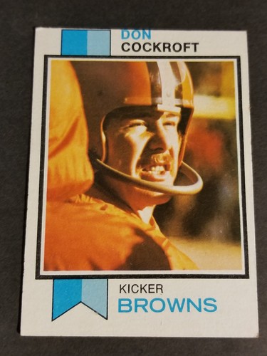 1973 TOPPS FOOTBALL CARD #79 DON COCKROFT CLEVELAND BROWNS | eBay