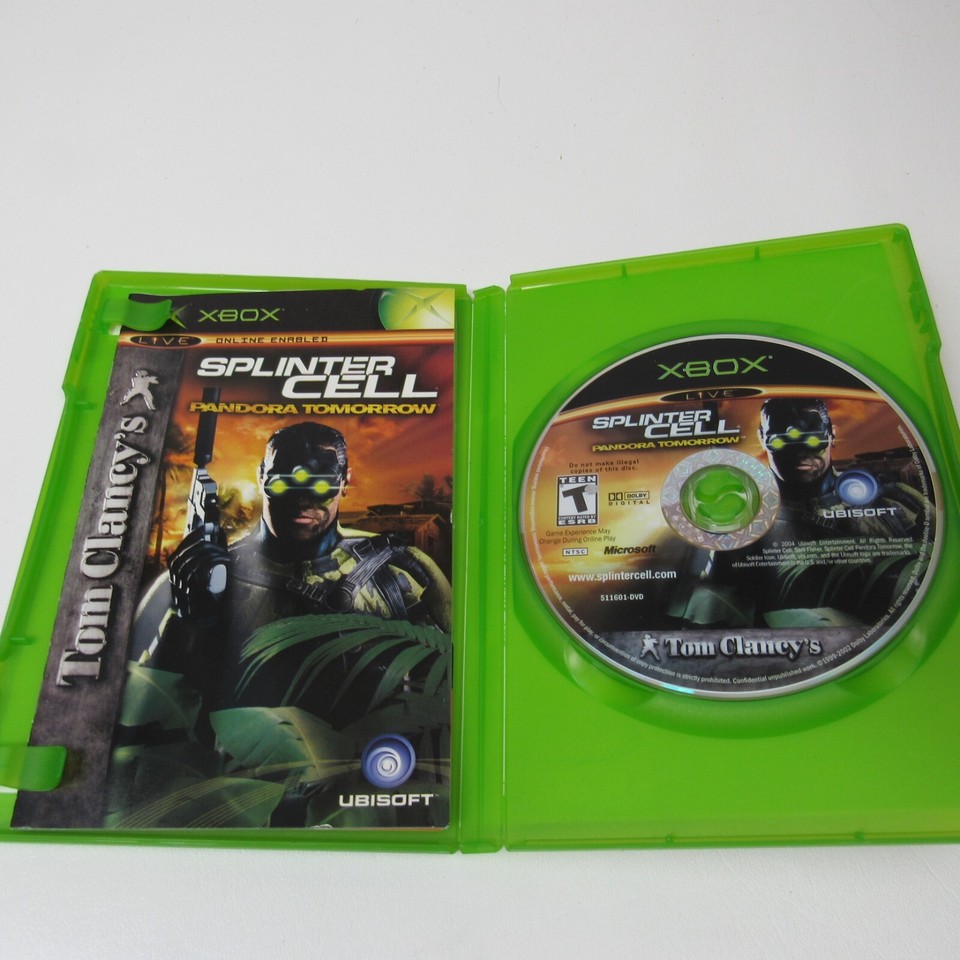 Tom Clancy's Splinter Cell: Pandora Tomorrow (Xbox, 2004) CIB 1 ...