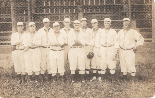 1907 baseball postcard town team-company team real photo | eBay