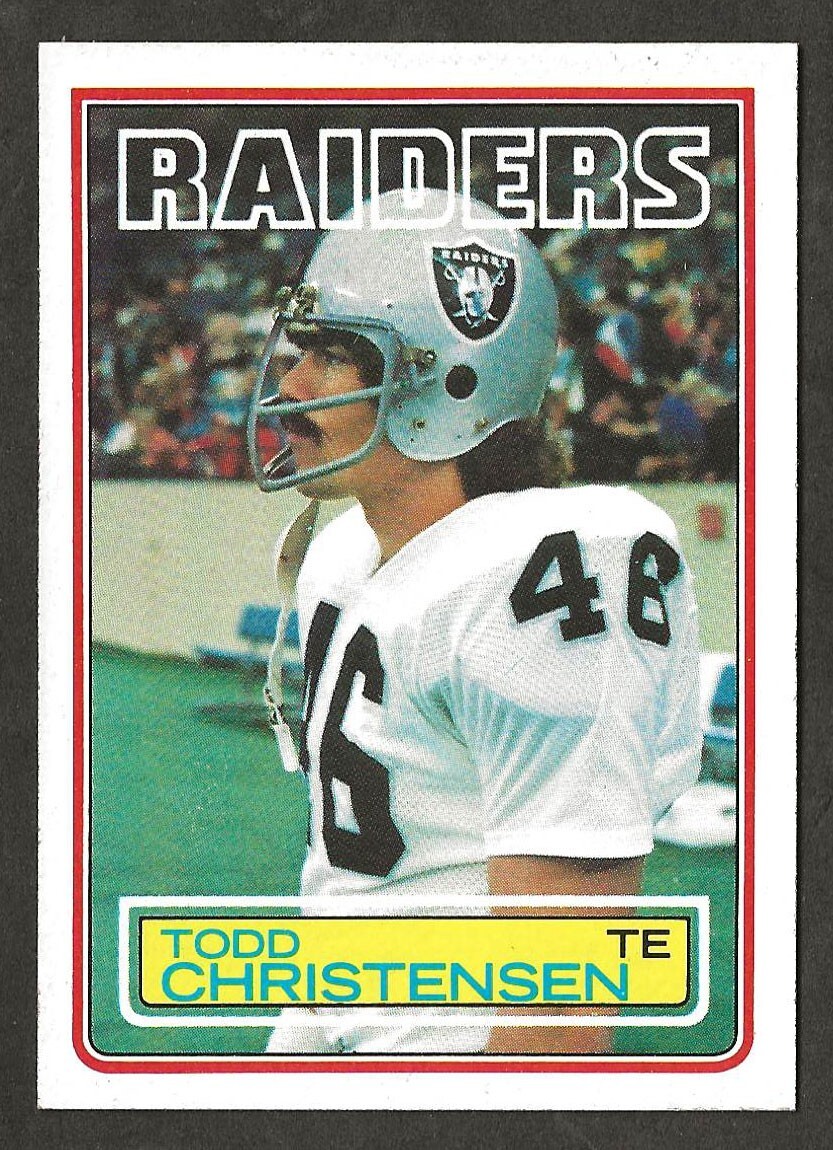 1983 Topps #298 TODD CHRISTENSEN Oakland Raiders ROOKIE - NM-MT 07 | eBay