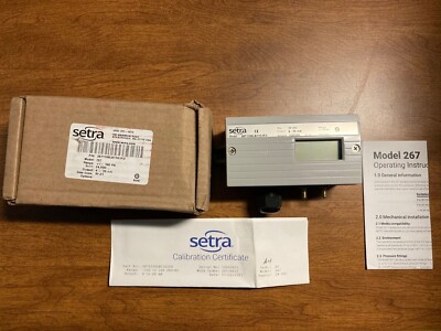 Setra 267 2671100LB11G1FD Digital Low Pressure Transducer Sensor | eBay