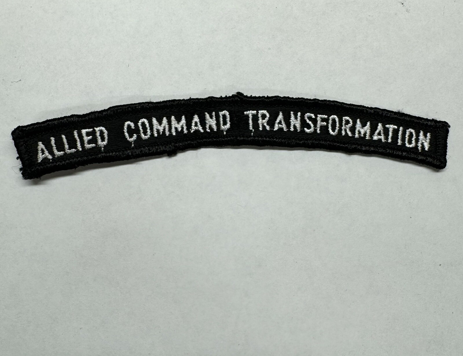 Allied Command Transformation US Navy UIM Rocker Patch Tab NATO ACT ...