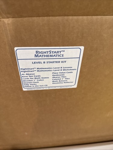 RightStart™ Mathematics Level B First Edition Starter Kit Home School ...