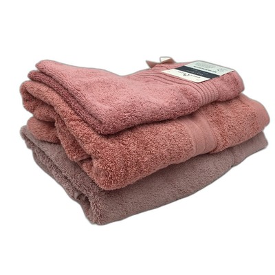 NEW Kirkton House & Target 3pc Assorted Pink Cotton Bath and Hand ...