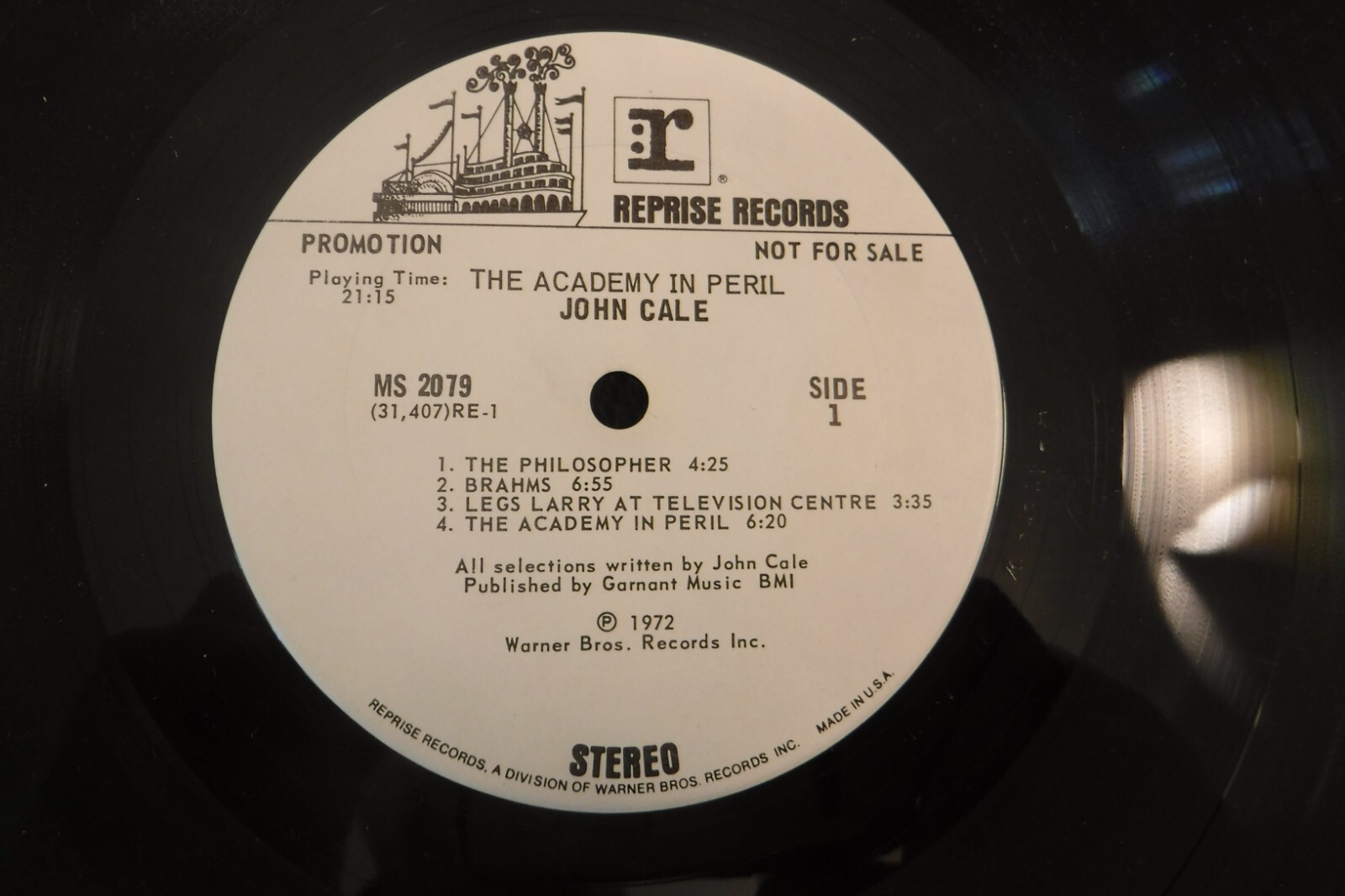 John Cale, The Academy in Peril, 1972 Reprise MS 2079 Promo Andy Warhol Cover | eBay