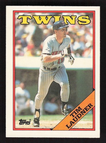 1988 Topps Tiffany Set-Break #671 Tim Laudner Minnesota Twins | eBay