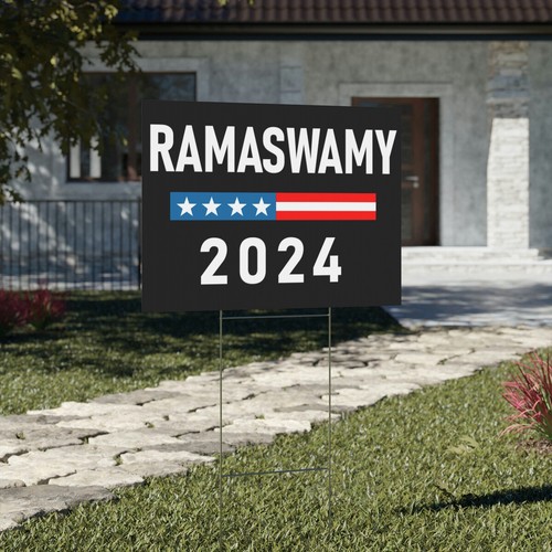 Vivek Ramaswamy Yard Sign Ramaswamy 2024 President Lawn Sign Ramaswamy ...