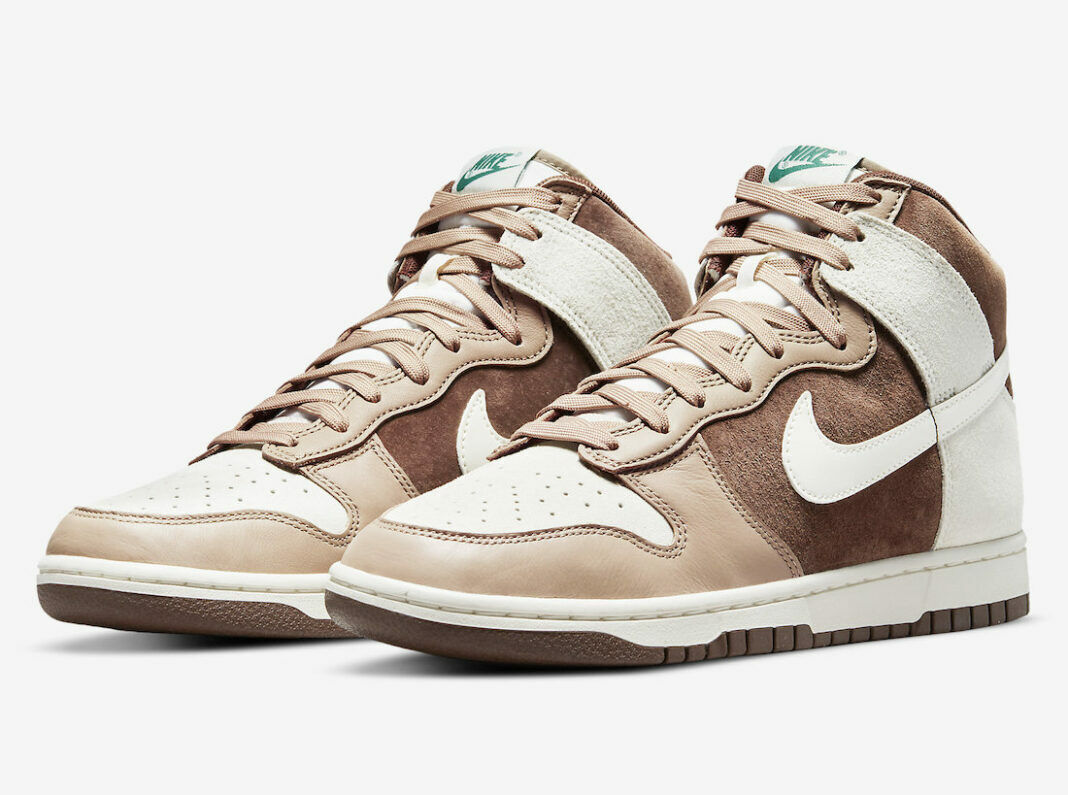 Nike Dunk High PRM Light Chocolate DH5348-100 Men's Size | eBay