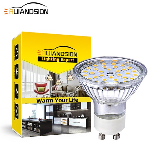 GU10 2835 32 LED Dimmable Downlight Bulb Spotlight Globe Warm White ...