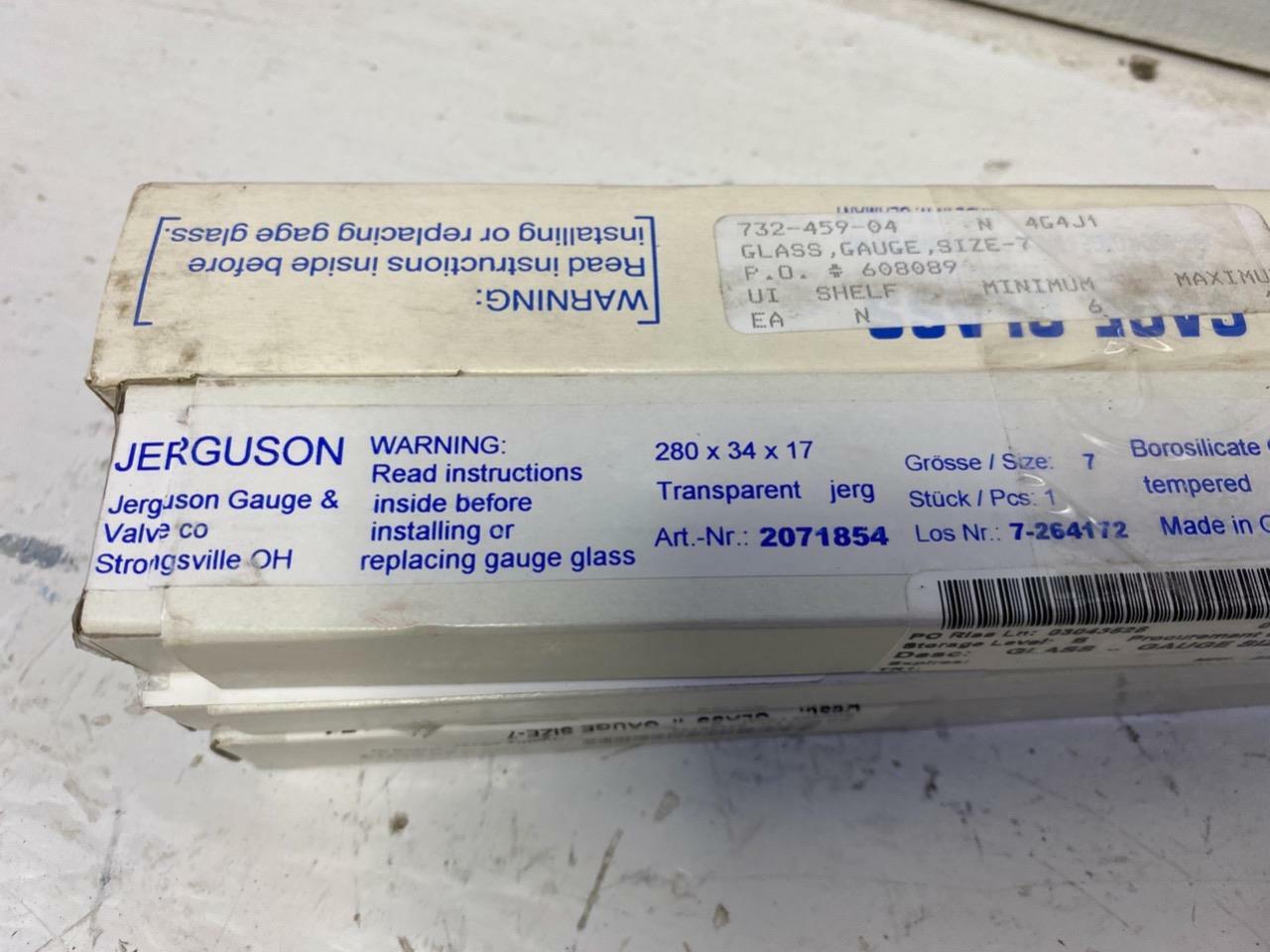 Clark Reliance Jerguson 2071854 Glass Size 7 280x34x17 Gauge | eBay