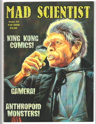 MAD SCIENTIST MAGAZINE # 18 KING KONG COMICS GAMERA MONSTER CAVEMEN DR ...