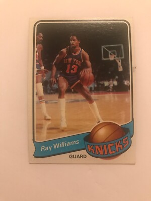 1978 1979 Topps Ray Williams New York Knicks Free Shipping | eBay
