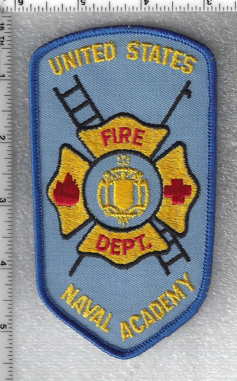 U.S. Naval Academy Fire Department (Annapolis, Maryland) Shoulder Patch ...