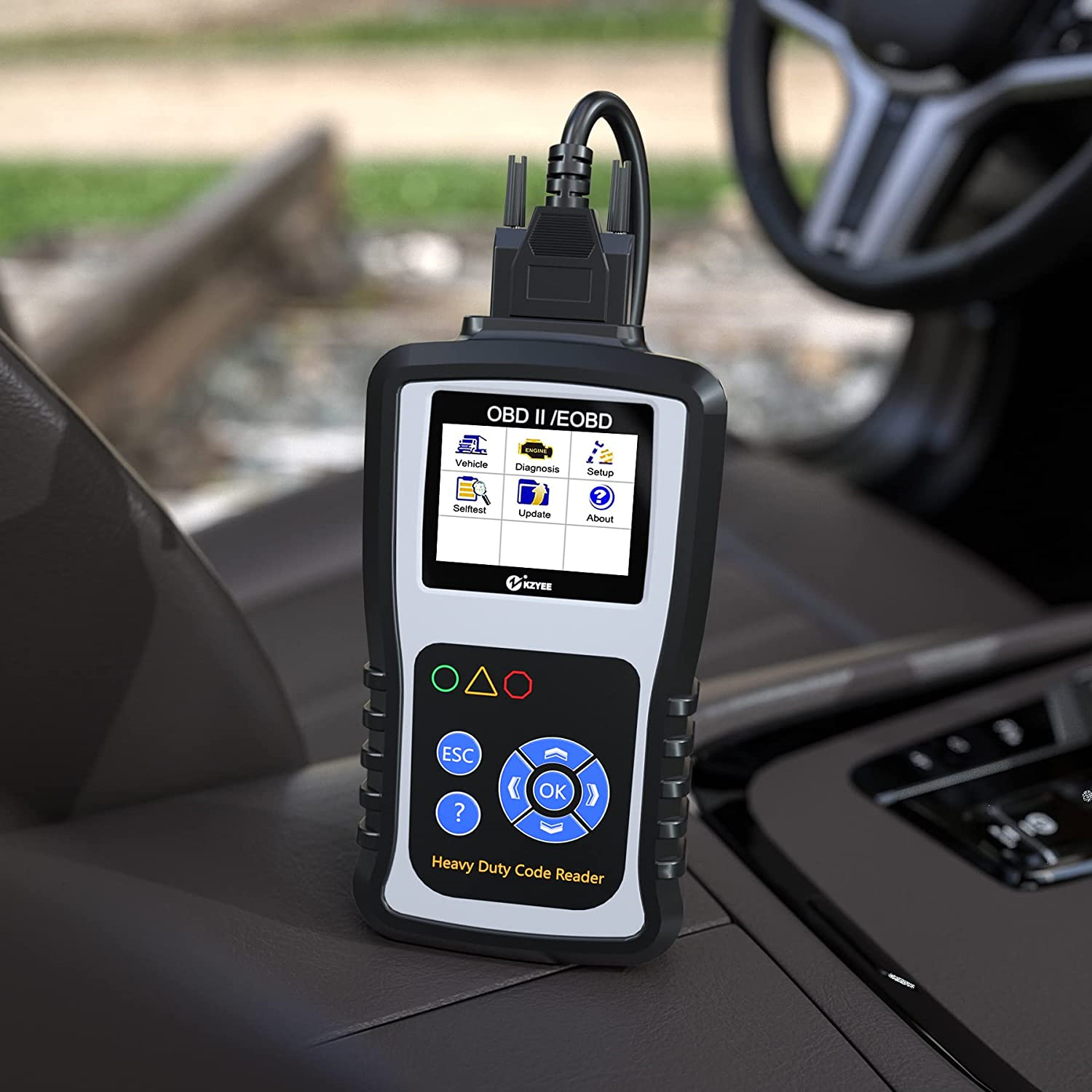 24V Diesel Heavy Duty Truck HD OBD All System Diagnostic Scanner Tool ...